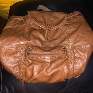 Bags | Brown Backpack With Lining | Poshmark